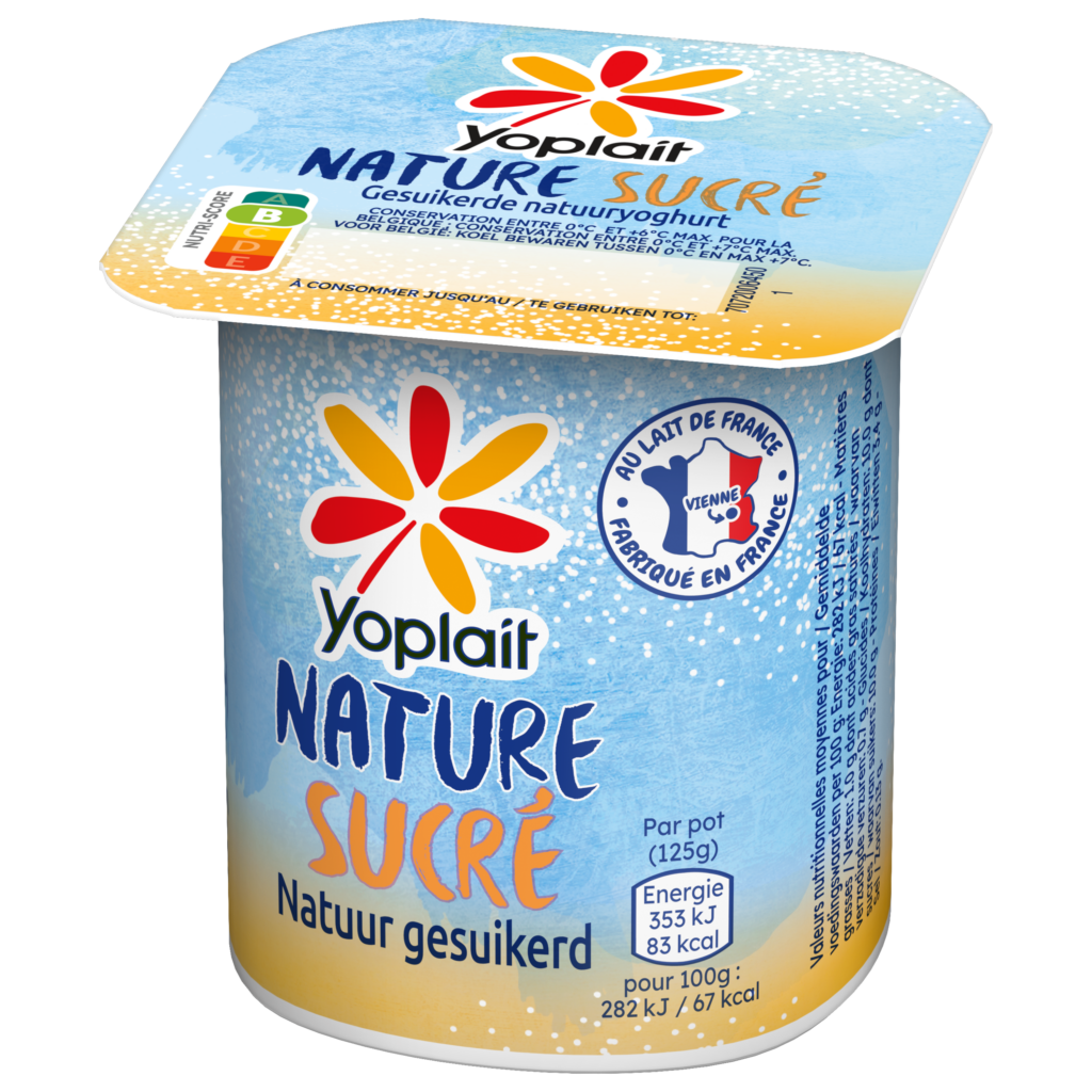 Yoplait yaourt Nature Sucré ferme - Yoplait Restauration