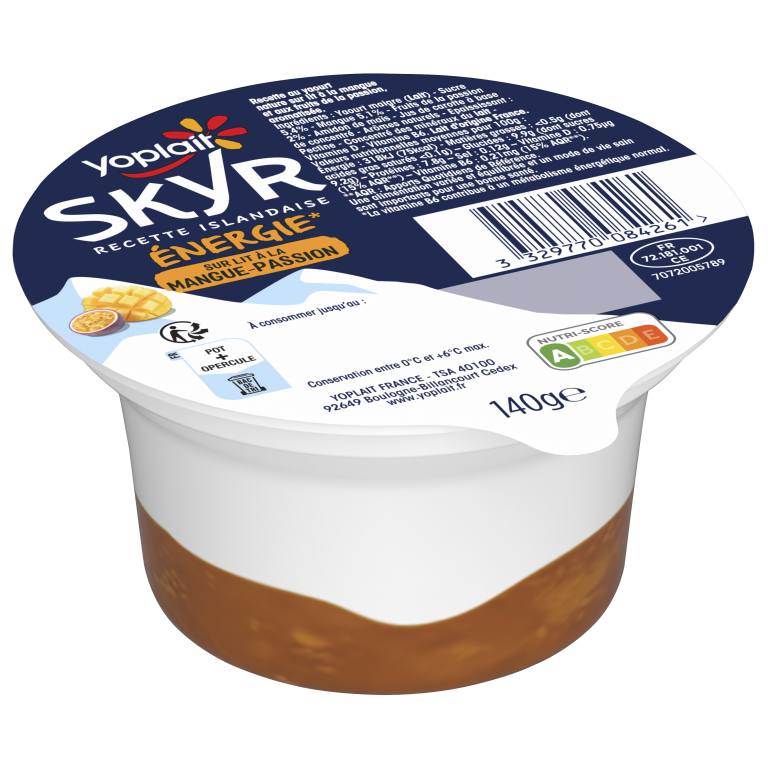 Skyr Energie Mangue - Passion - Yoplait Restauration
