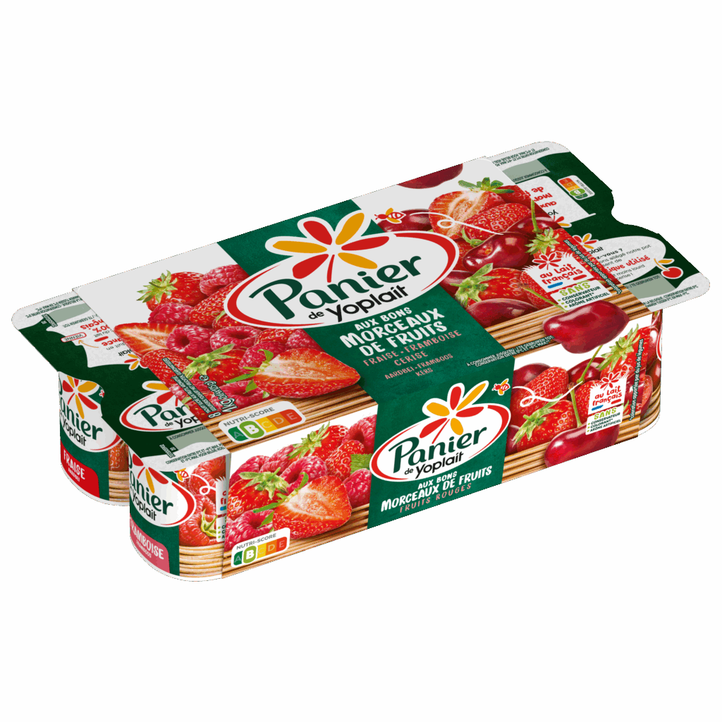 Panier de Yoplait fruits rouges - Yoplait Restauration
